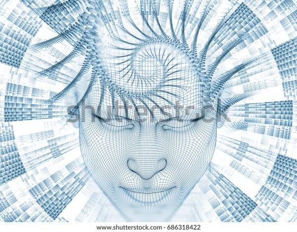 3d Rendering Mind Field Series Composition Stock Illustration 686318422 ...