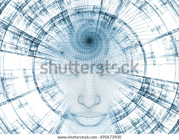 3d Rendering Mind Field Series Backdrop Stock Illustration 690673900 ...