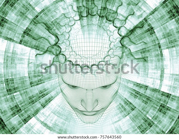 3d Rendering Mind Field Series Backdrop Stock Illustration 757643560 ...