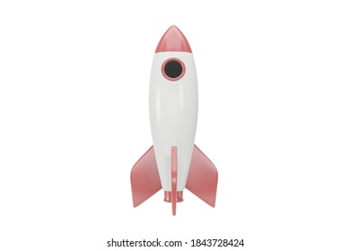 Vintage Colorful Rocket Spaceship Riveted Body: ilustrações stock ...
