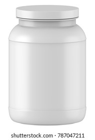 3d Rendering Mock Plastic Jar Screw Stock Illustration 787047211 ...