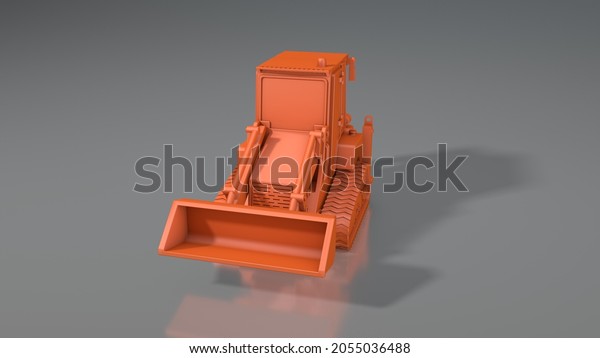 3d Rendering Model Crawler Mini Tractor Stock Illustration 2055036488 ...