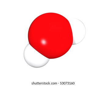 3d Rendering Model Water Molecule Molecule Stock Illustration 52949107 ...