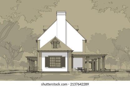 Colonial architecture drawing 1,631 รายการ ภาพ ภาพสต็อกและเวกเตอร์ ...