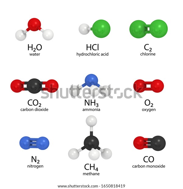 3d Rendering Molecules Set 001 库存插图 1650818419
