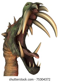 3d Rendering Mouth Alien Creature Stock Illustration 75304372 ...