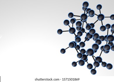 3d Rendering Network Molecule Concept On Stock Illustration 1571501869 ...