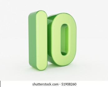 3d Rendering Number 10 Stock Illustration 51908260 | Shutterstock