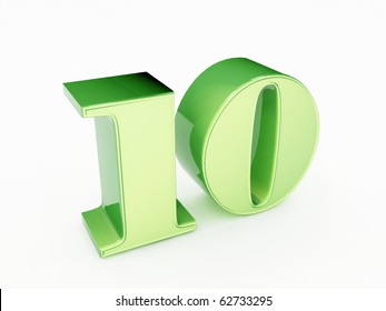 3d Rendering Number 10 Stock Illustration 62733295 | Shutterstock