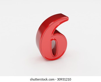 3d Rendering Number 6 Stock Illustration 30931210 | Shutterstock