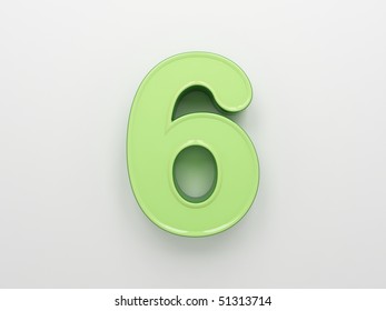 3d Rendering Number 6 Stock Illustration 51313714 | Shutterstock