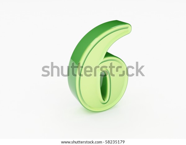 3d Rendering Number 6 Stock Illustration 58235179 | Shutterstock