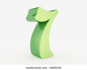 3d Rendering Number 7 Stock Illustration 53690194 | Shutterstock