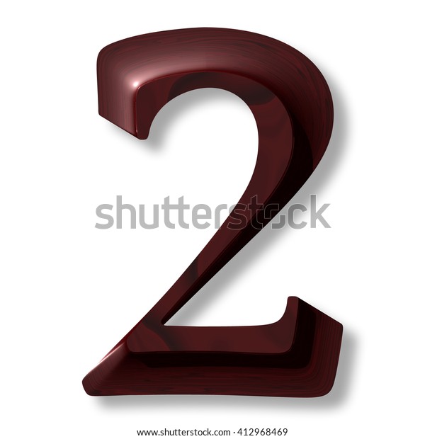 3d Rendering Number Drop Shadow On Stock Illustration 412968469 ...
