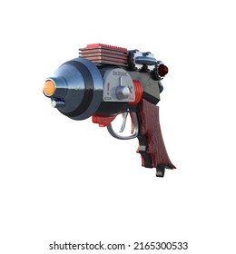 3d Rendering Oldfashioned Retro Ray Gun Stock Illustration 2165300533 ...