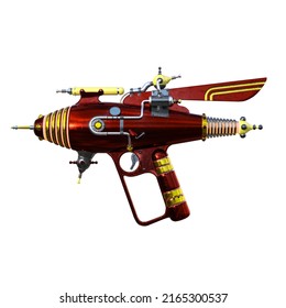 3d Rendering Oldfashioned Retro Ray Gun Stock Illustration 2165300537 ...