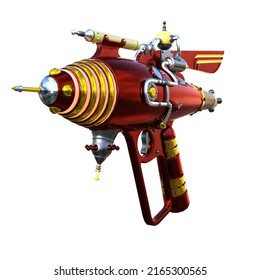 3d Rendering Oldfashioned Retro Ray Gun Stock Illustration 2165300565 ...
