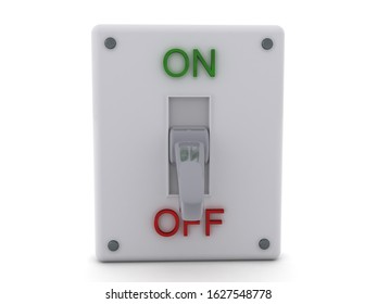 3d Rendering On Off Switch Button Stock Illustration 1627548778 ...