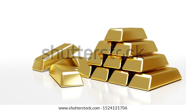 3d Rendering One Kilo Gold Barsgold 库存插图 1524121706 | Shutterstock