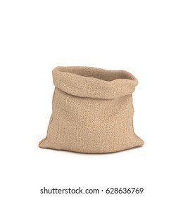 3d Rendering Open Canvas Sacks Front Stock Illustration 628636769 ...