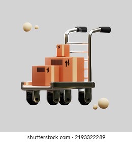 337 Box on trolly icon Images, Stock Photos & Vectors | Shutterstock