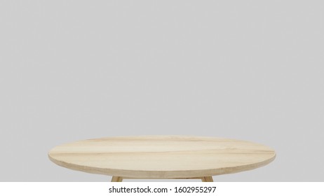 3d Rendering Perspective Minimal Round Table: ภาพประกอบสต็อก 1602955297 ...