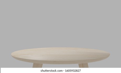 3d Rendering Perspective Minimal Round Table: ภาพประกอบสต็อก 1602955297 ...