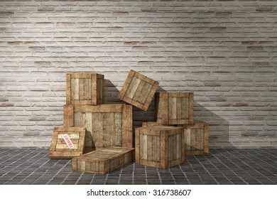 3d Rendering Pile Old Boxes On Stock Illustration 316738607 | Shutterstock