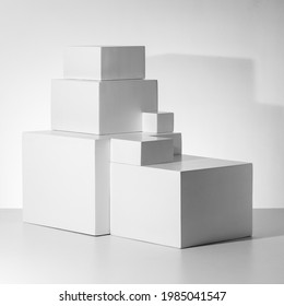 3d Rendering Pile Square Blocks Bright Stock Illustration 1985041547 ...