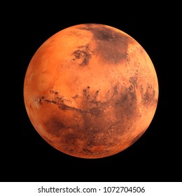Planet Mars White Spot On Dark Stock Photo (Edit Now) 1484595149