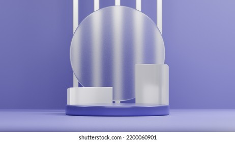 3d Rendering Platform Display Stand Podium Stock Illustration ...