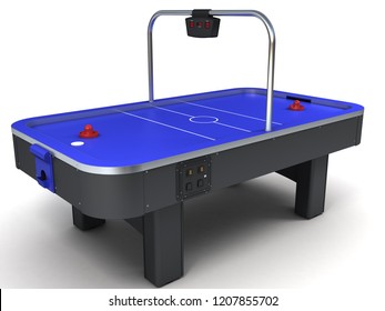 3d Rendering Puck Arcade Game Isolated Stock Illustration 1207855702 ...