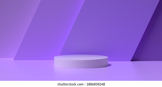 3d Rendering Purple Booth Background Stock Illustration 1886858248 ...