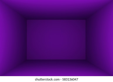 3d Rendering Purple Empty Room Illustration Stock Illustration ...