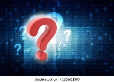 3d Rendering Question Mark Stock Illustration 1206611590 | Shutterstock