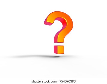 3d Rendering Question Mark Stock Illustration 754090393 | Shutterstock