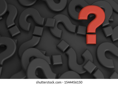 3d Rendering Question Marks On Black 스톡 일러스트 1544456150 | Shutterstock