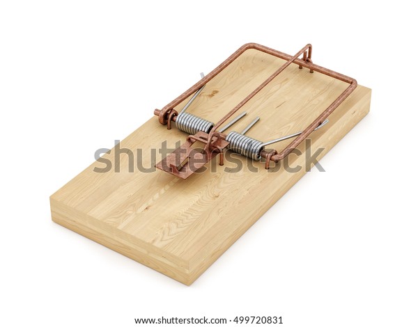 3d Rendering Rat Trap Isolated On Stock Illustration 499720831 ...