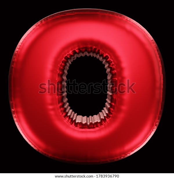3d Rendering Red Balloon Letters Series Stock Illustration 1783936790 ...