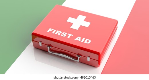 Red Spiral Bound First Aid Handbook Stock Photo 236500777 | Shutterstock