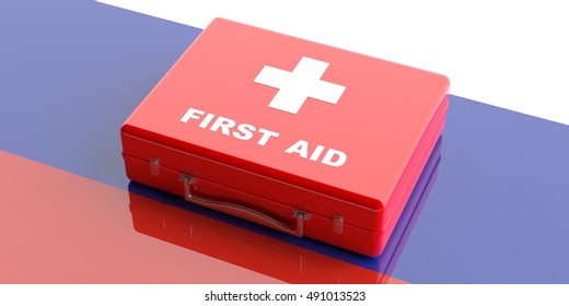 3d Rendering Red First Aid Kit Stock Illustration 491013463 | Shutterstock