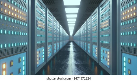 3d Rendering Render Farm Concept Stock Illustration 1474371224 ...