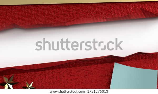 3d Rendering Ripped Gift Wrap Ripped Stock Illustration 1751275013 ...