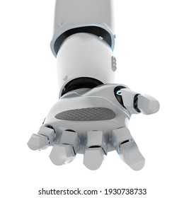 Robot Hand Holding Something Putting Down 스톡 일러스트 1134337472 | Shutterstock