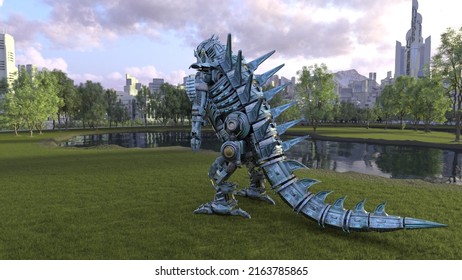 3d Rendering Robot Monster Stock Illustration 2163785865 | Shutterstock