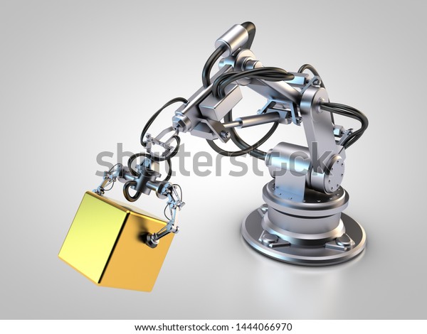 3d Rendering Robotic Arm Grappler Stock Illustration 1444066970 ...