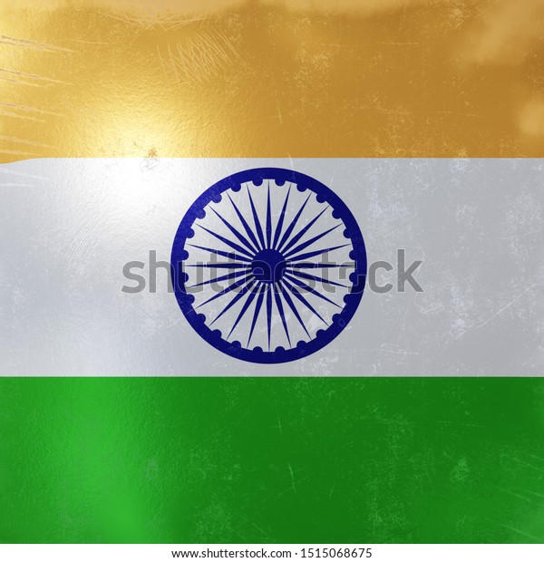 3d Rendering Rusty Old India Flag 스톡 일러스트 1515068675 | Shutterstock