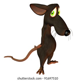 3d Rendering Sad Mouse Illustration Comic Stock Illustration 91697510 ...