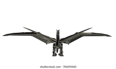 3d Rendering Scary Big Flying Dragon Stock Illustration 704295445 ...