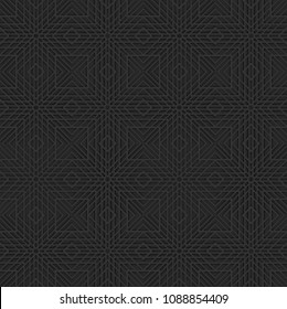 3d Rendering Seamless Dark Square Shape Stock Illustration 1088854409 ...